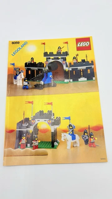 LEGO CASTLE BLACK Knights Burgtor 6059 Absolut Neuwertig mit Anleitung ...