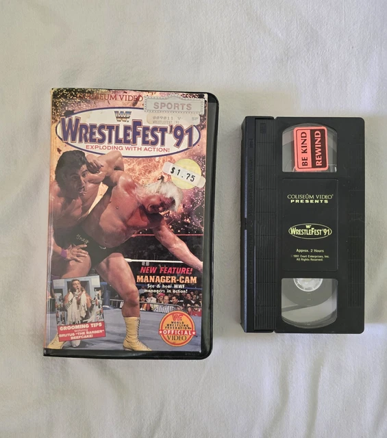 WWF WRESTLEFEST 91 Coliseum Video VHS WWE AEW WCW Randy Savage British Bulldog £12.06 - PicClick UK