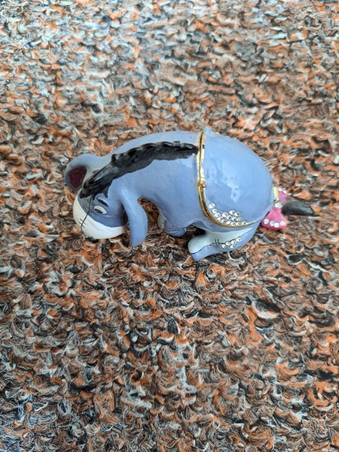 DISNEY CLASSIC WINNIE The Pooh Eeyore Trinket Box . Been In Cabinet. £ ...