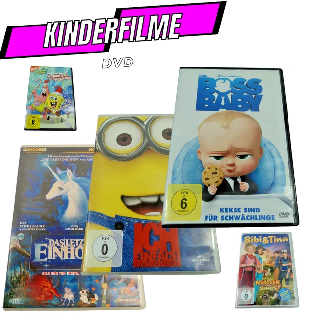 DVD FILME KINDER Sammlung Auswahl Kinderfilme Bibi und Tina Ice Age ...