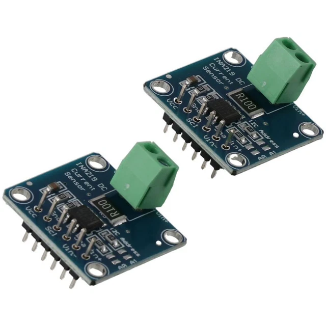 10PCS I2C INTERFACE DC Current Monitoring 3V-5V Breakout Module Power ...