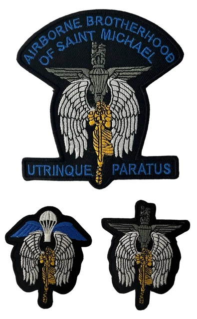 THE PARACHUTE REGIMENT & Airborne Forces - Saint Michael's Iron Badge or Patch EUR 13,63 ...