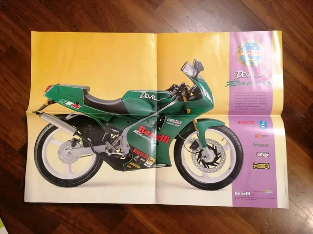 BROCHURE DÉPLIANT POSTER Benelli Devil Racing EUR 19,99 - PicClick IT