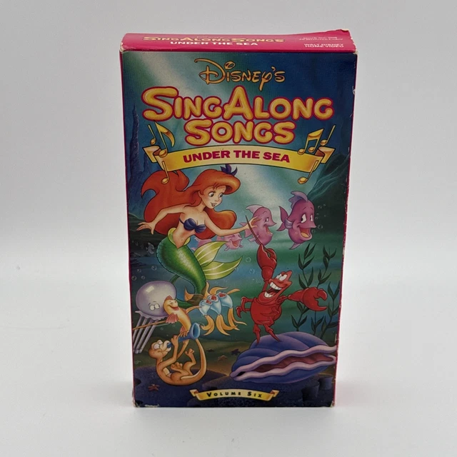 DISNEYS SING ALONG Songs - The Little Mermaid: Under the Sea (VHS, 1990 ...