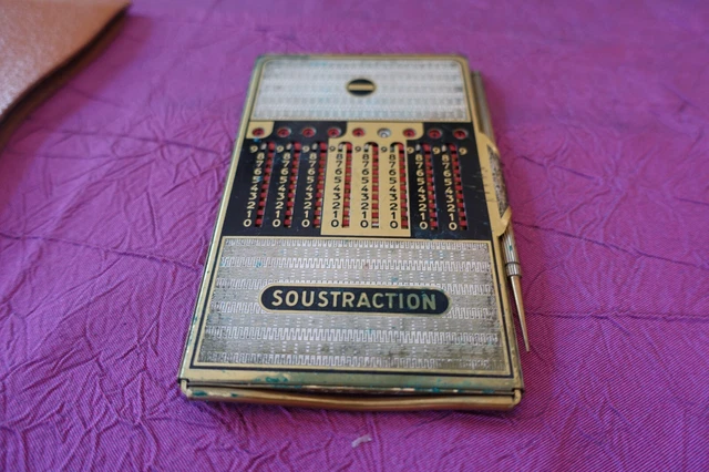 CALCULATRICE MECANIQUE VINTAGE addimax (addition et soustraction) EUR ...