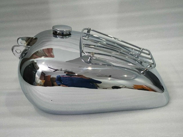 FIT FOR TRIUMPH Trophy TR5 500cc Steel Chrome Petrol Fuel Tank 1949 ...