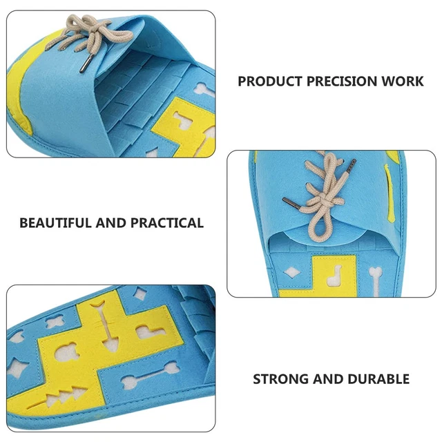 SNIFF CUSHION SNUFFLE Mat for Dog Relieve Stress Toy Slipper Shaped $20 ...