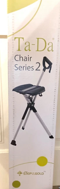 TA-DA CHAIR SERIES 2 Portable Folding Walking Cane Chair 34.2 Inches ...