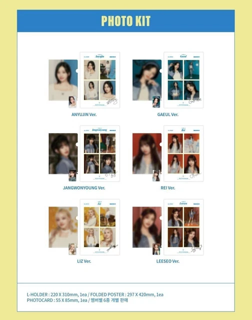 IVE LIZ PHOTOKIT - 2024 IVE 2nd Fanmeeting [Magazine IVE] LIZ PC POSTER FOLDER £16.99 - PicClick UK