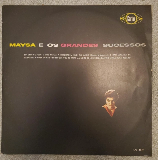 MAYSA MATARAZZO - Maysa E Os Grandes Sucessos - Vinyl Lp $35.00 ...