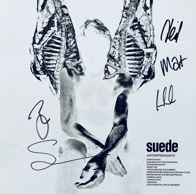 SUEDE ANTIDEPRESSANTS 12’’ RARE Grey Vinyl LP Album & HAND SIGNED Art ...