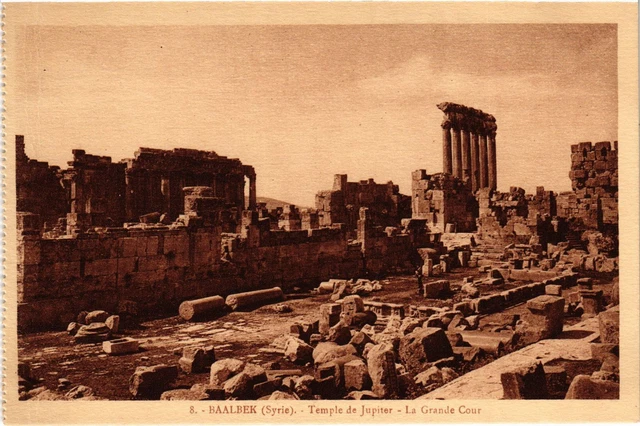 CPA AK BAALBEK Temple de Jupiter Grande Cour SYRIA (1404033) EUR 7,99 ...