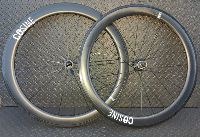 COSINE 55MM FULL Carbon Clincher Wheelset, 700c £200.00 - PicClick UK