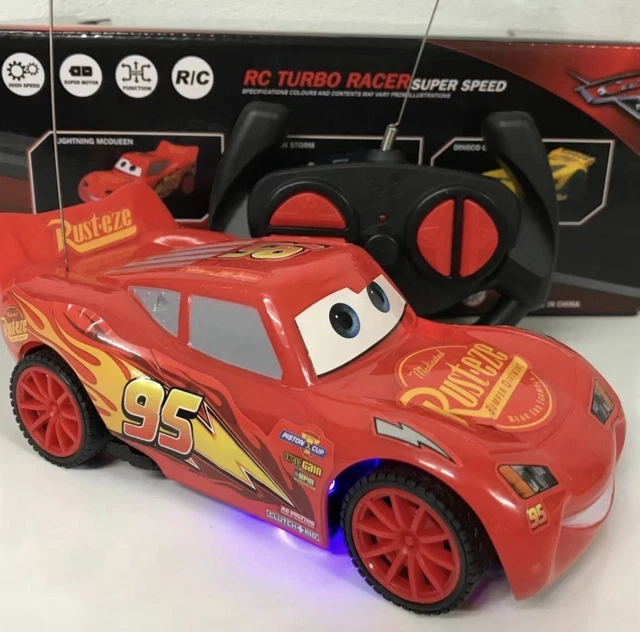 DISNEY CARS 2 RC Car Lightning McQueen 2.4GHz Remote Control High-Speed ...