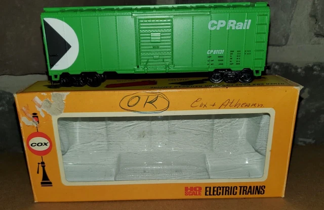 VINTAGE COX HO CP Rail 40' Box Car 70s Canada #81131 $13.00 - PicClick CA