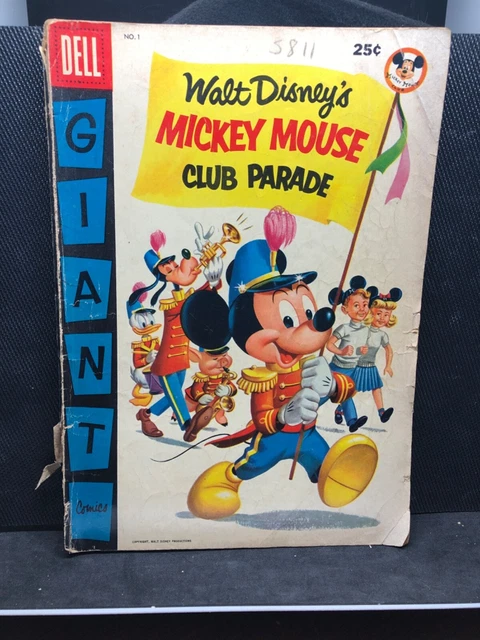 DELL 1955 GIANT Walt Disney’s Mickey Mouse Club Parade £12.27 - PicClick UK