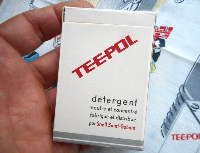 RARE ANCIEN JEU de 32 cartes publicitaire Shell Saint Gobain TEEPOL ...