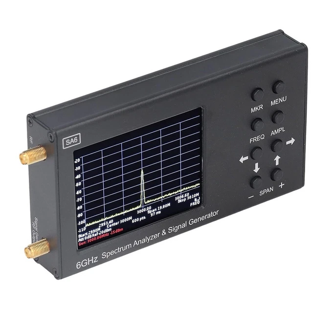 PORTABLE SA6 6GHZ Spectrum Analyzer Signal Generator with Touch Screen ...