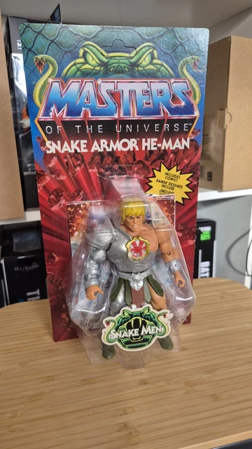 MASTERS OF THE Universe Origins Snake Armor He-Man - SEALED - MINT £17. ...