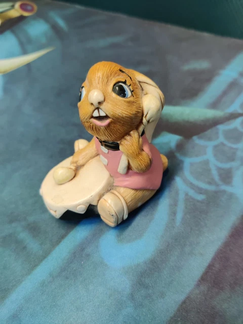 VINTAGE PENDELFIN FIGURINE "Bongo" Pink Dress Made in England £5.40 ...