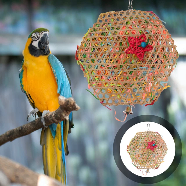 SHREDDER TOYS FOR Parrots Bird Chewing Parakeets Birds Paper £8.99 ...