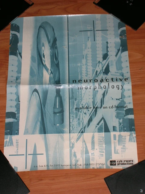 NEUROACTIVE POSTER EBM Depeche mode Front 242 Kraftwerk Skinny puppy ...