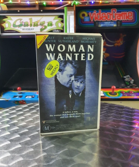 WOMAN WANTED - Hunter, Sutherland - VHS Movie - Video Tape - Big Box Ex ...