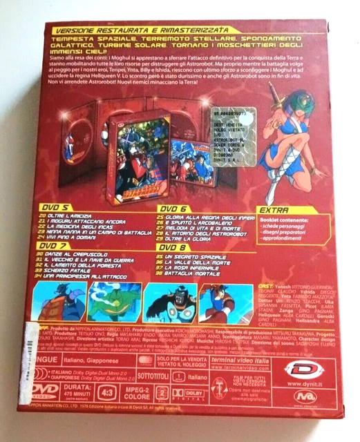 ASTROROBOT BLOCKERCORPS BOX 2 Cofanetto Anime Dvd Yamato Cartoni ...