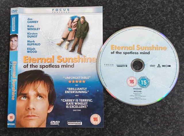 ETERNAL SUNSHINE OF The Spotless Mind DVD Disc & artwork only Free ...