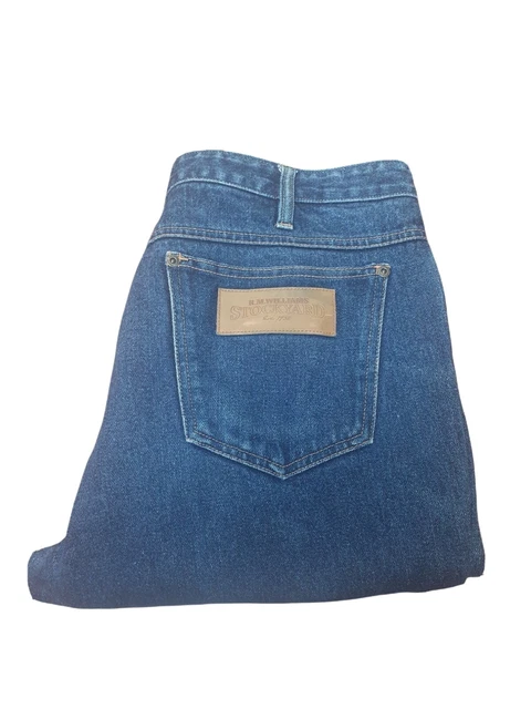 RM WILLIAMS STOCKYARD Drafter Men's Denim Blue Jeans TJ722.P3 Size: 35R ...