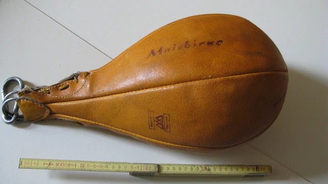 BOXBIRNE BOXSACK LEDER Echtleder DDR Matador Favorit Taucha Maisbirne ...