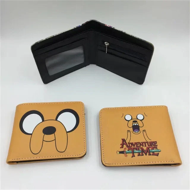 ADVENTURE TIME BMO Jake short Bi-fold wallets with ID card holder coin ...