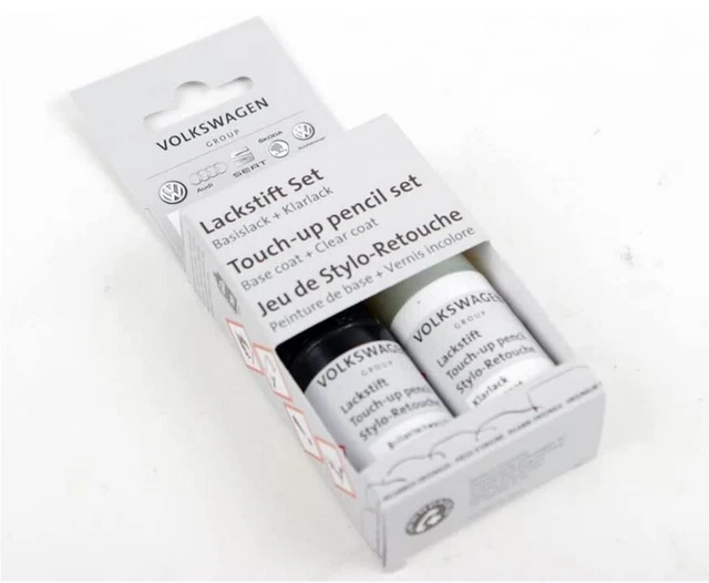 ORIGINAL VOLKSWAGEN AUDI Lackstift-Set LC7Q delfingrau-metallic C7Q ...