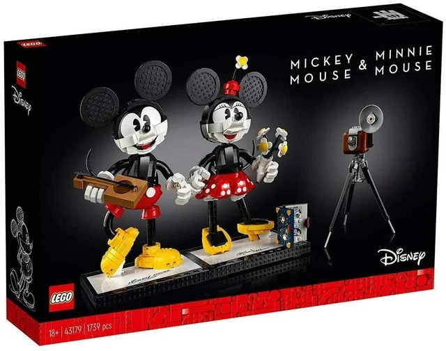 LEGO DISNEY PRINCESS Mickey & Minnie Mouse Block Building Toy 43179 ...