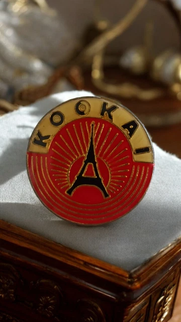 VINTAGE PIN'S KOOKAÏ Logo Argenté EUR 4,59 - PicClick FR