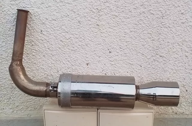 POT SPORT INOX Échappement Silencieux Renault 8 Proto Caravelle R8 R8S ...