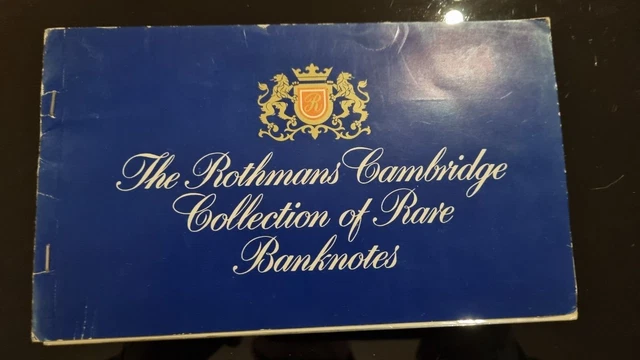 BANKNOTES - THE Rothman’s Cambridge Collection Of Rare Banknotes £14.95 ...