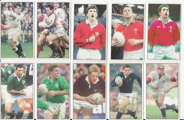 COMPLETE SET - Wales On Sunday - World Cup Rugby Greats 1999 24 Cards £ ...