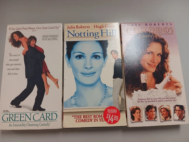 My Best Friends Wedding Green Card Notting Hill Step Mom Vhs Lot
