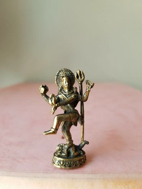 LORD SHIVA HINDU Brass Statue Brass Rich Holy $5.99 - PicClick AU