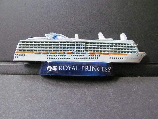ROYAL PRINCESS CRUISE Line diorama ceramic ship model magnet £36.92 ...