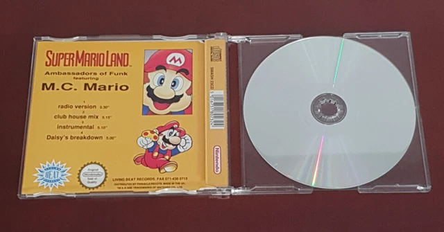 VINTAGE 1992 NINTENDO NES Game Boy Super Mario Land CD compact disc ...