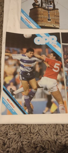 QPR FOOTBALL PROGRAMMES 7 x Queens Park Rangers Home Away 1987 £3.99 ...