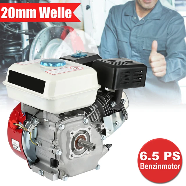 6,5 PS BENZINMOTOR Kartmotor Standmotor 4-Takt Motor Industriemotor 20 ...