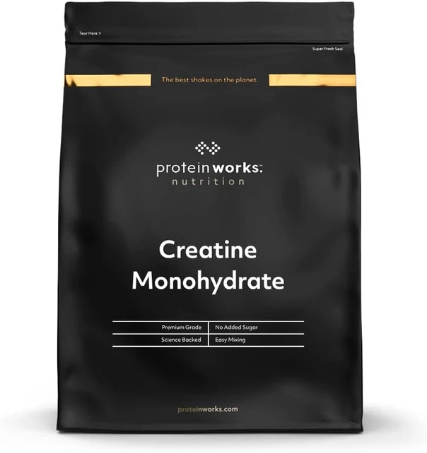 PROTEIN WORKS - Creatine Monohydrate, Micronised Creatine Powder, 100% ...