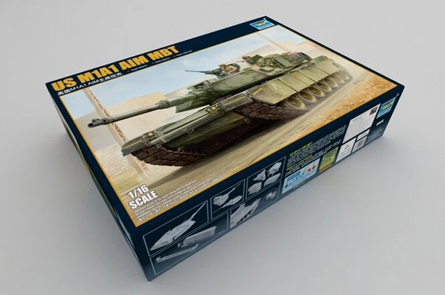 TRUMPETER 00926 - 1:16 US M1A1 Aim Mbt - Neuf EUR 178,01 - PicClick FR