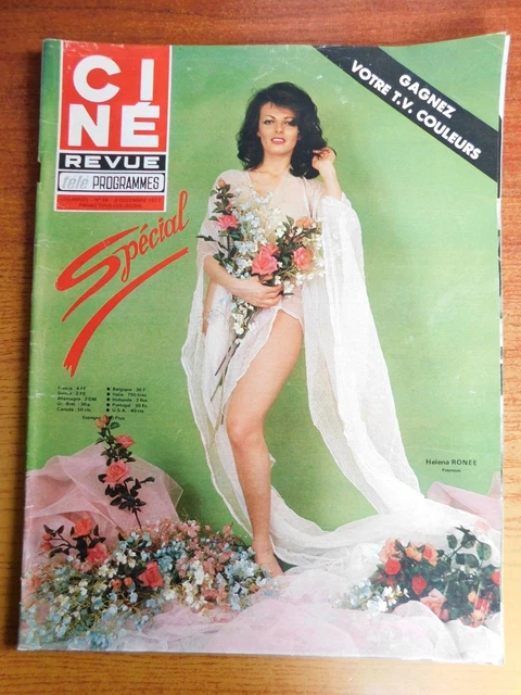 CINE REVUE 08121957 helena RONEE URSULA ANDRESS DELON NOIRET GIRARDOT MOREAU $7.54 - PicClick CA
