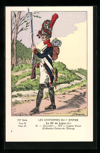 CPA LES UNIFORMES du Ier Empire, Le 30e de Ligne, Grenadier EUR 6,00 ...