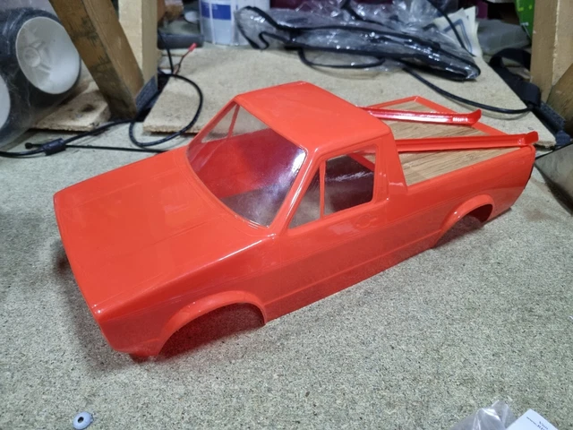 VW CADDY MK1 pickup 1/10 rc body shell new £34.99 - PicClick UK