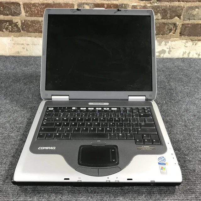 COMPAQ PRESARIO 2500 Laptop Pentium 4 2.30GHz 504MB RAM Windows XP ...